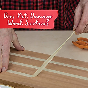 XFasten Double Sided Woodworking Tape w/Yellow Backing 2.5 Inches x 30 Yards