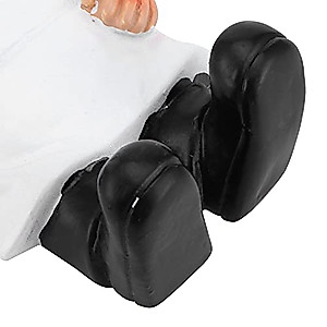 Yosoo Wall Hook Cartoon Chef Figurine Self‑ACreative Cartoon Hook dhesive Hanger Hotel Dining Room Bedroom Kitchen Decoration(BS081/82)