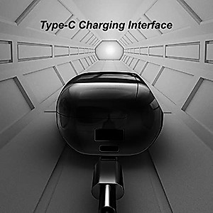 Kamon M32A True Wireless Earbuds Bluetooth 5.1 Headphones Touch Control IPX7 Waterproof Stereo Earphones Battery Display & TWS in-Ear Built-in Mic Headset