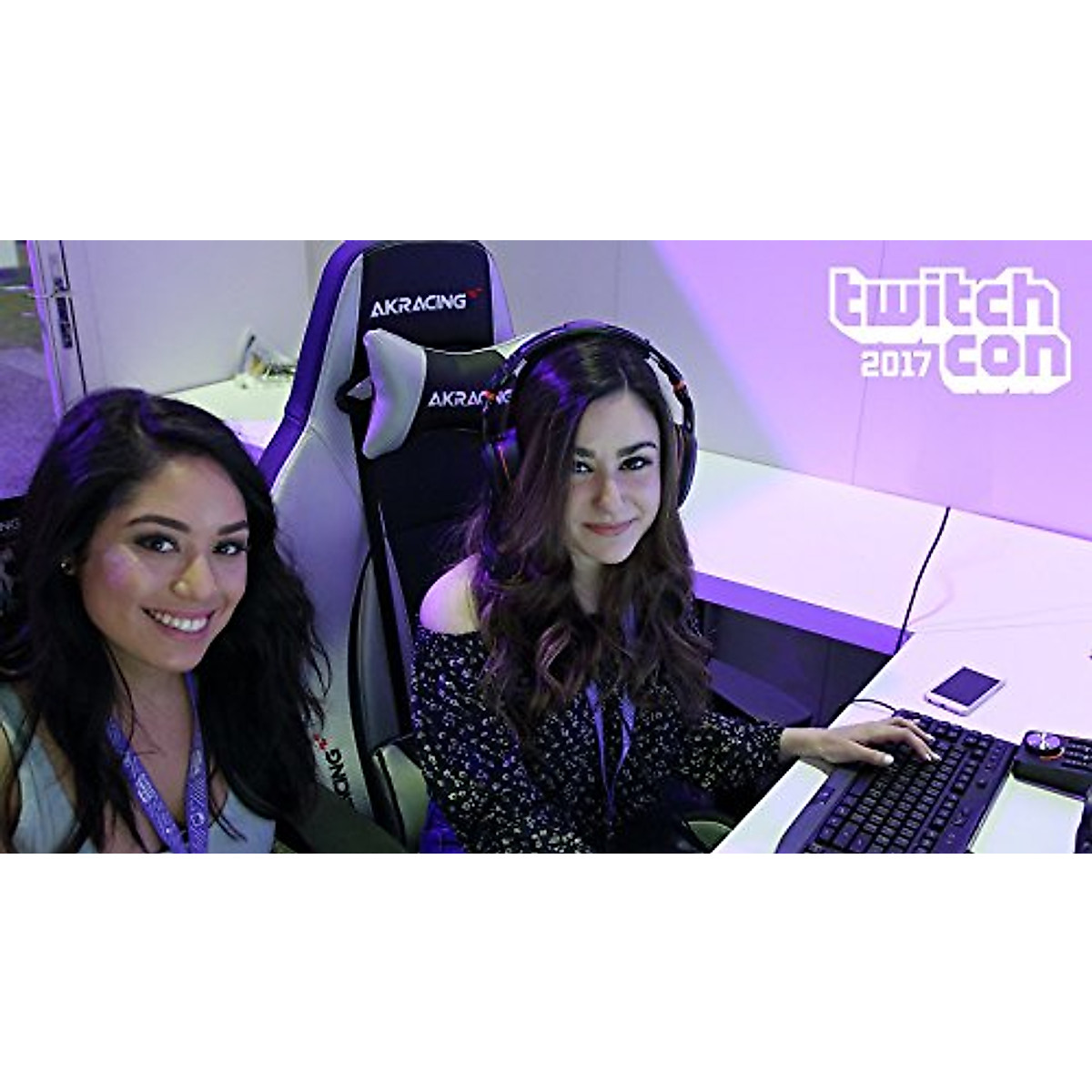 AKRacing Masters Series Max Gaming Chair with Wide Flat Seat, 400 Lbs Weight Limit, Rocker and Seat Height Adjustment Mechanisms - Indigo