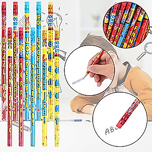 Kolewo4ever 200 Pieces Inspiring Pencils Motivational Encouragement Pencils Positive Pencils for Teachers Classrooms Reward Birthday Party Kids Gifts Supplie School,Learning Activities (200)