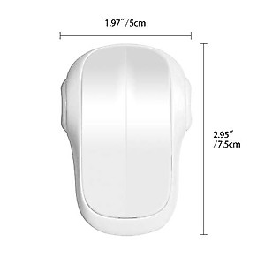 EUDEMON Child Safety Heat-Resistant Oven Door Lock, Oven Front Lock for Kids Easy to Install, Use 3M Adhesive,No Screws or Drill (White)