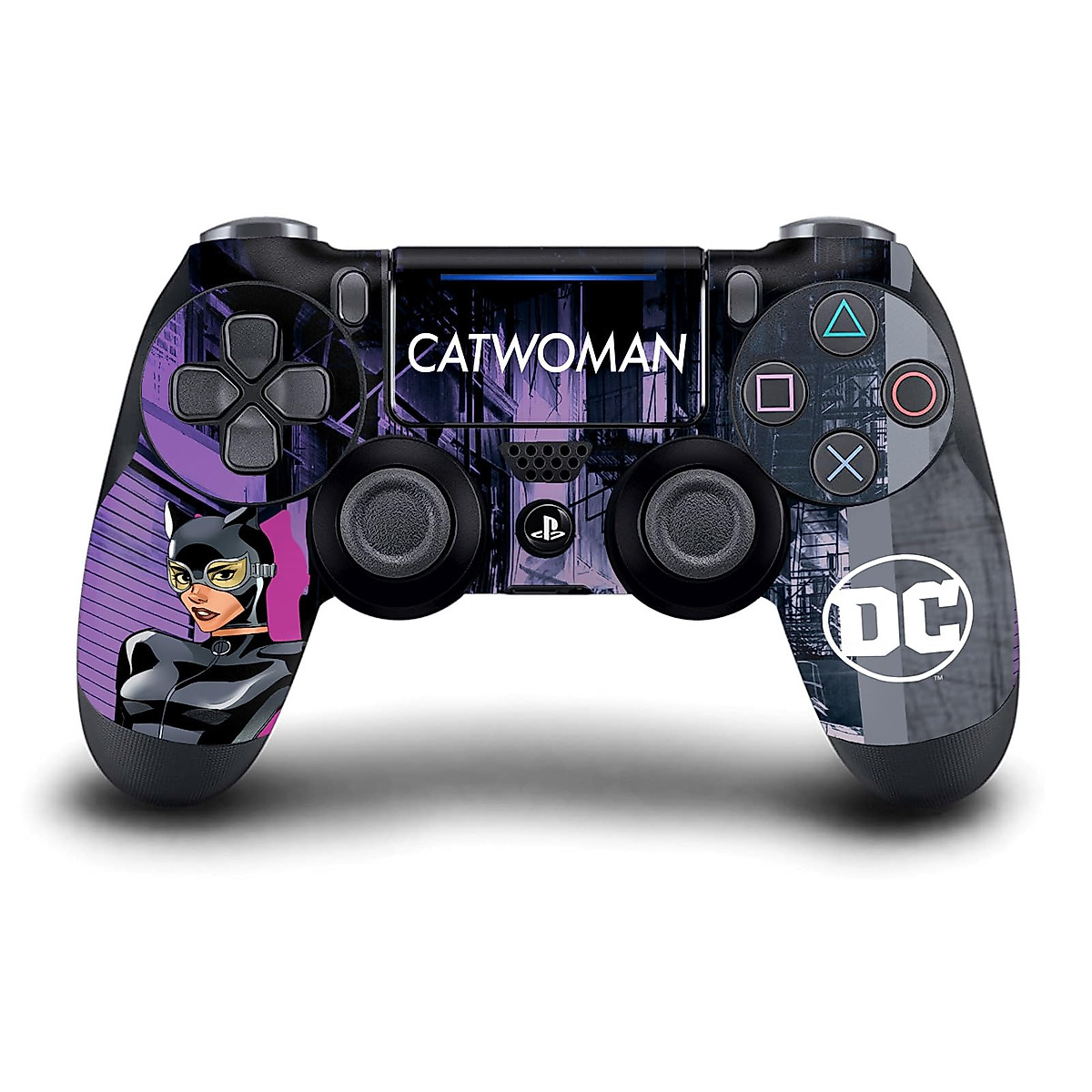 Head Case Designs Officially Licensed DC Women Core Catwoman Compositions Vinyl Sticker Gaming Skin Decal Cover Compatible With Sony PlayStation 4 PS4 DualShock 4 Controller