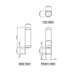Proxicast High Gain 10 dBi Universal Wide-Band 4G / LTE, 5G & WiFi Omni-Directional Outdoor Pole/Wall Mount Antenna for Verizon, AT&T, T-Mobile (ANT-126-002)