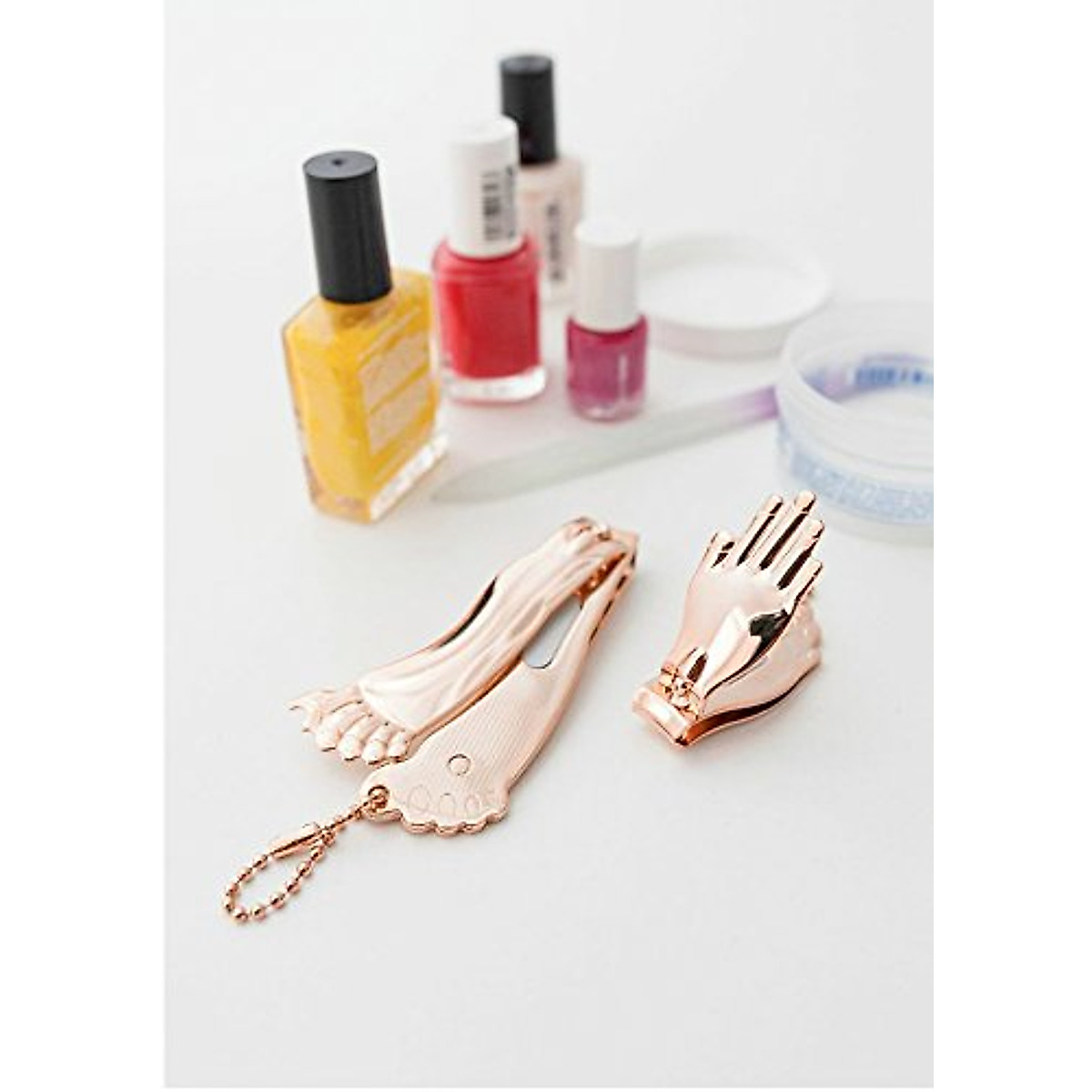 Kikkerland Hand and Foot Clipper Set, Copper