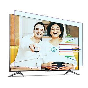 KIOP Out Blue Light Anti Glare Anti Blue Light Multi-Function Screen Protector for 65 Inch Matte TV Screen Protector Film,Protection Eyes,Guard Against Radiation,65" Wide Frame