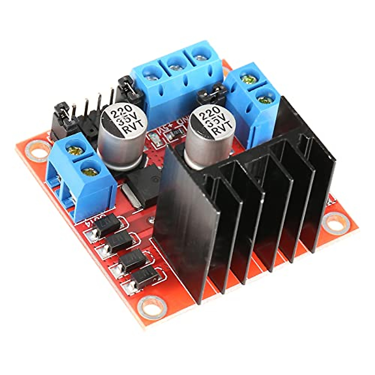 Ozgkee 1pc L298N Module H Bridge Driver Board Module for Stepper Motor Smart Car Robot