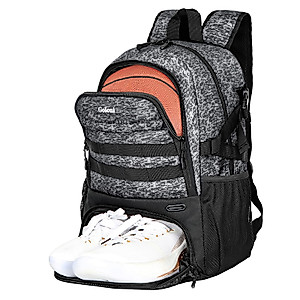 Goloni Basketball Backpack,Large Basketball Bag with Ball Compartment & Shoe Compartment,Sports Bag Fit Volleyball, soccer