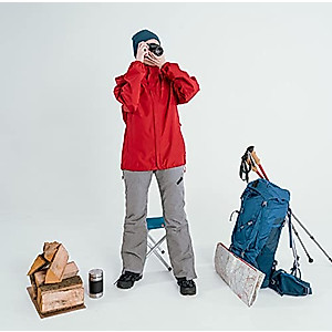 WULFUL Women’s Waterproof Snow Ski Jacket Mountain Windproof Winter Coat with Detachable Hood