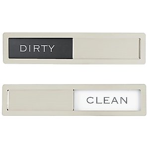 YEWGARB Dishwasher Magnet Clean Dirty Sign Premium Stainless Steel - Kitchen Organizers and Storage - Clean Dirty Magnet for Dishwasher
