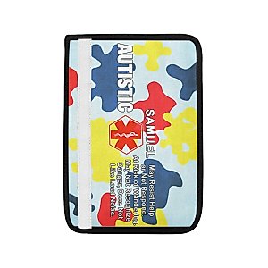 Autistic Personalized Name Seat Belt Cover for Kid Autism Awareness Seat Belt for Kid Medical Alert#