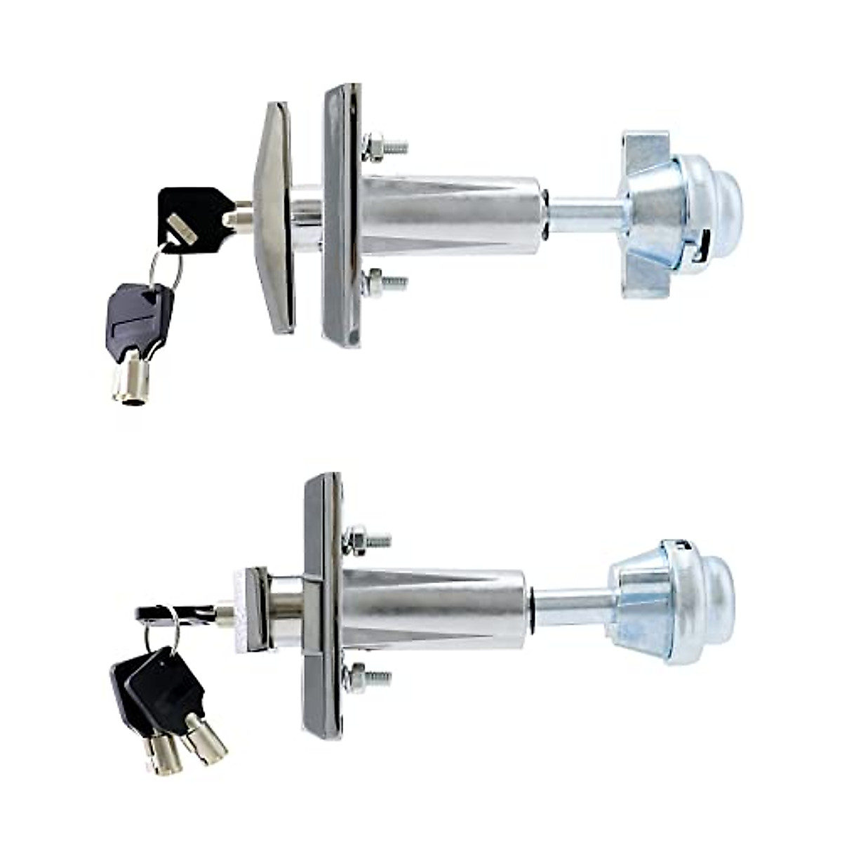 QWORK Vending Machines Lock with 3 Keys, Soda Snack Candy Coffee Food Vending Machine Lock, Universal Candy Machine Lock Replacement, Keyed Different