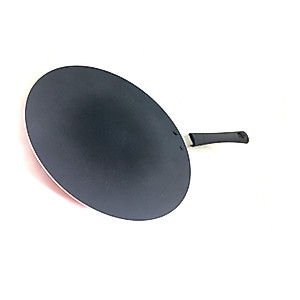 Aluminum Non-Stick Roti Pan Frying Pan Chapati Pan Indian Chapati Tawa Concave Aluminum Tava Griddle Crepe Pan Frying Pan for Omelette Pan Paratha Pan Roti Tava Aluminum Chapati Pan(285 MM)