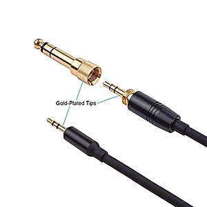 Toxaoii QC45 Coiled Audio Cable, Replacement Audio Cord Compatible with Bose QuietComfort QC 45, QC35 II, QC 35, OE2 OE2i Soundlink SoundTrue Headphone with 6.35mm Adapter, 2.5mm to 3.5mm(6~10ft)
