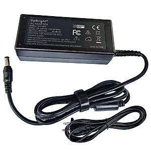 UpBright 19V 65W AC/DC Adapter Compatible with Mobile Demand MobileDemand xTablet T1200 T1400 T1600 T7200 T7000 T8650 XT8650-S Rugged Tablet +19V 3.42A DC19V 3420mA 19.0V Power Supply Battery Charger