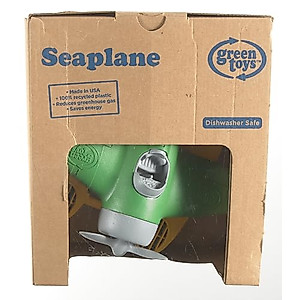 Green Toys Seaplane in Green Color - BPA Free, Phthalate Free Floatplane for Improving Pincers Grip. Toys and Games ,9 x 9.5 x 6 inches