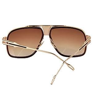 Gobiger Aviator Sunglasses for Men 100% UV Protection Goggle Alloy Frame with Case…