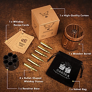 Gifts for Men Dad, Whiskey Stones Gifts Set for Men, Anniversary Birthday Ideas for Him Husband Boyfriend Brother, Man Cave Cool Stuff Gadgets Wedding Retirement Bourbon Presents