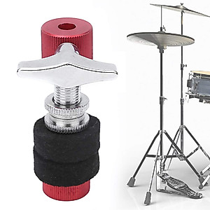 Hi-Hat Clutch, High Hat Stand for 6mm Rod Hi Hat Cymbal Drum Jazz Drum Clutch Wear Resistant Metal Hi Hat Stand Post Cymbal Standard Jazz Drum Parts Accessories