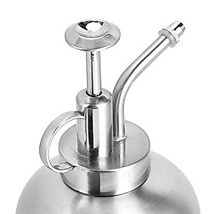 Mokernali Pressure Sprayer Bottle, Stainless Steel Watering Can, Hand Pressure Adjustable Plant Sprayer Watering Pot for Indoor Garden Plants