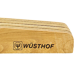 WÜSTHOF 7-Slot In Drawer Knife Storage, Natural Wood