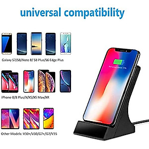 LIZVIE Wireless Charger with Spy Hidden Camera, 1080P HD Mini Smart Nanny Security Cam WiFi Remote Viewing/Night Vision/Motion Detection