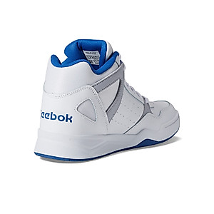 Reebok Unisex BB4590 High Top Basketball Shoe, White/Vector Blue/Vector Red, 11 US Men