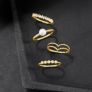 RS Pure by Ross-Simons 6mm Cultured Pearl Ring With Diamond Accents in 14kt Yellow Gold. Size 6