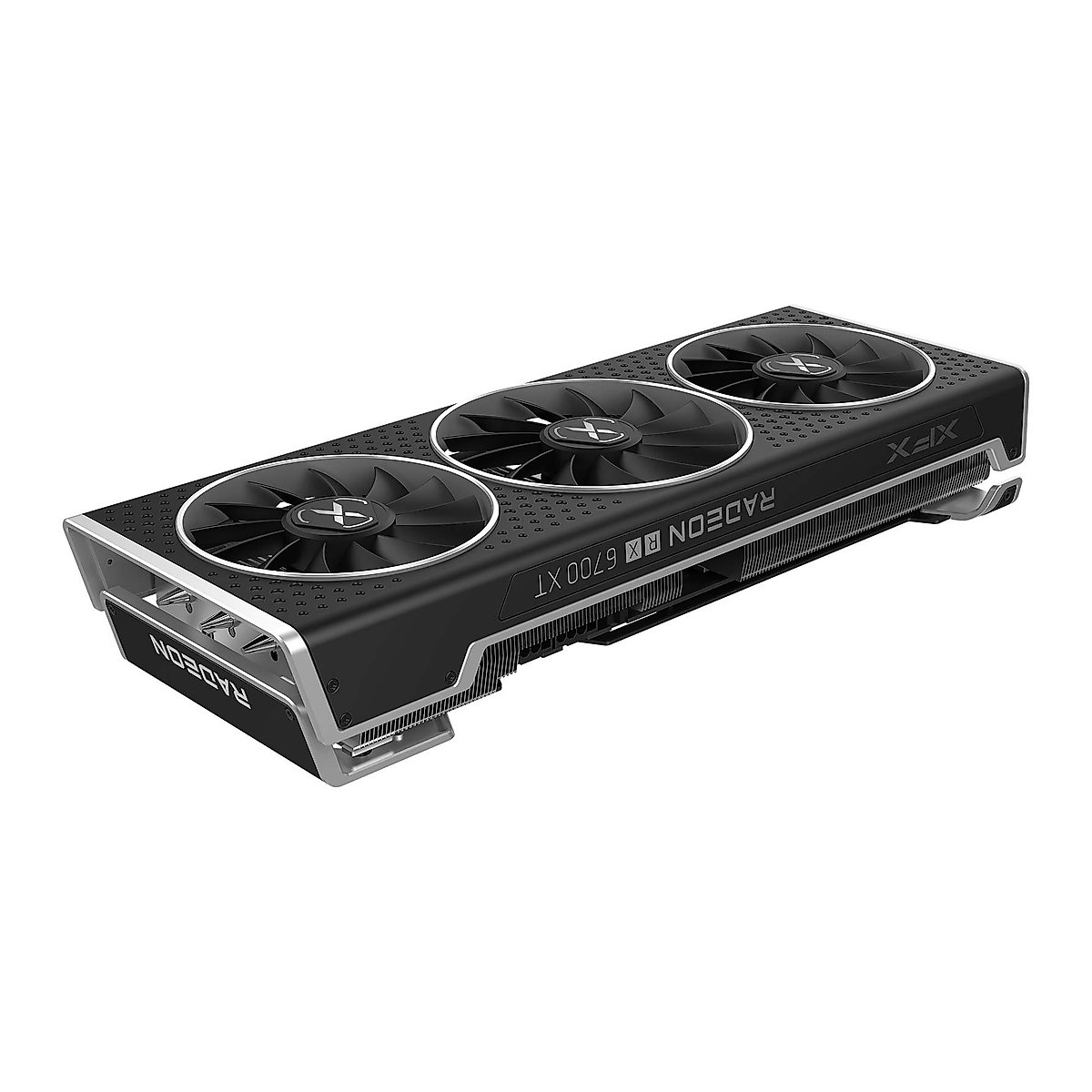 XFX Speedster QICK319 AMD Radeon RX 6700 XT Black Gaming Graphics Card with 12GB GDDR6 HDMI 3xDP, AMD RDNA 2 RX-67XTYPBDP
