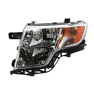 Evan Fischer Driver and Passenger Side Headlight Set of 2 Compatible with 2007-2010 Ford Edge - FO2503228C, FO2502228C