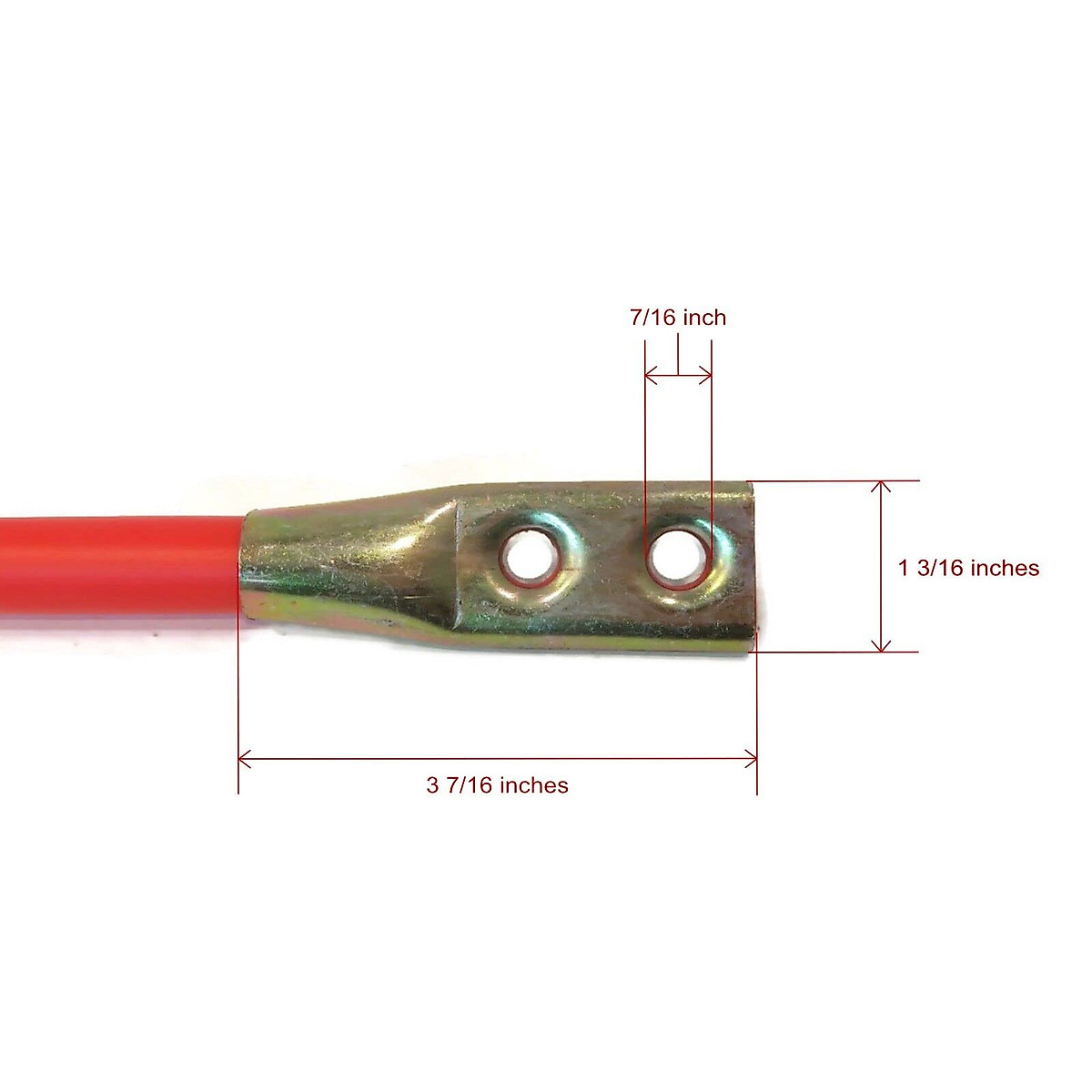 The ROP Shop | Set of 36-inch Fluorescent Orange, Universal Plow Blade Guide Kit for Western 62590