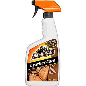 Car Leather Care Spray by Armor All, Leather Cleaner and Protectant for Cars, Trucks and Motorcycles, 16 Fl Oz