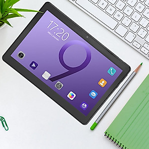 Tablet for Android11, 2.4 5G Dual Band Calling Tablet PC, 4GB 64GB Storage, 10.1in 1920x1200 Display, 10 Core CPU, Bluetooth5.0 GPS, 5MP 13MP Dual Camera