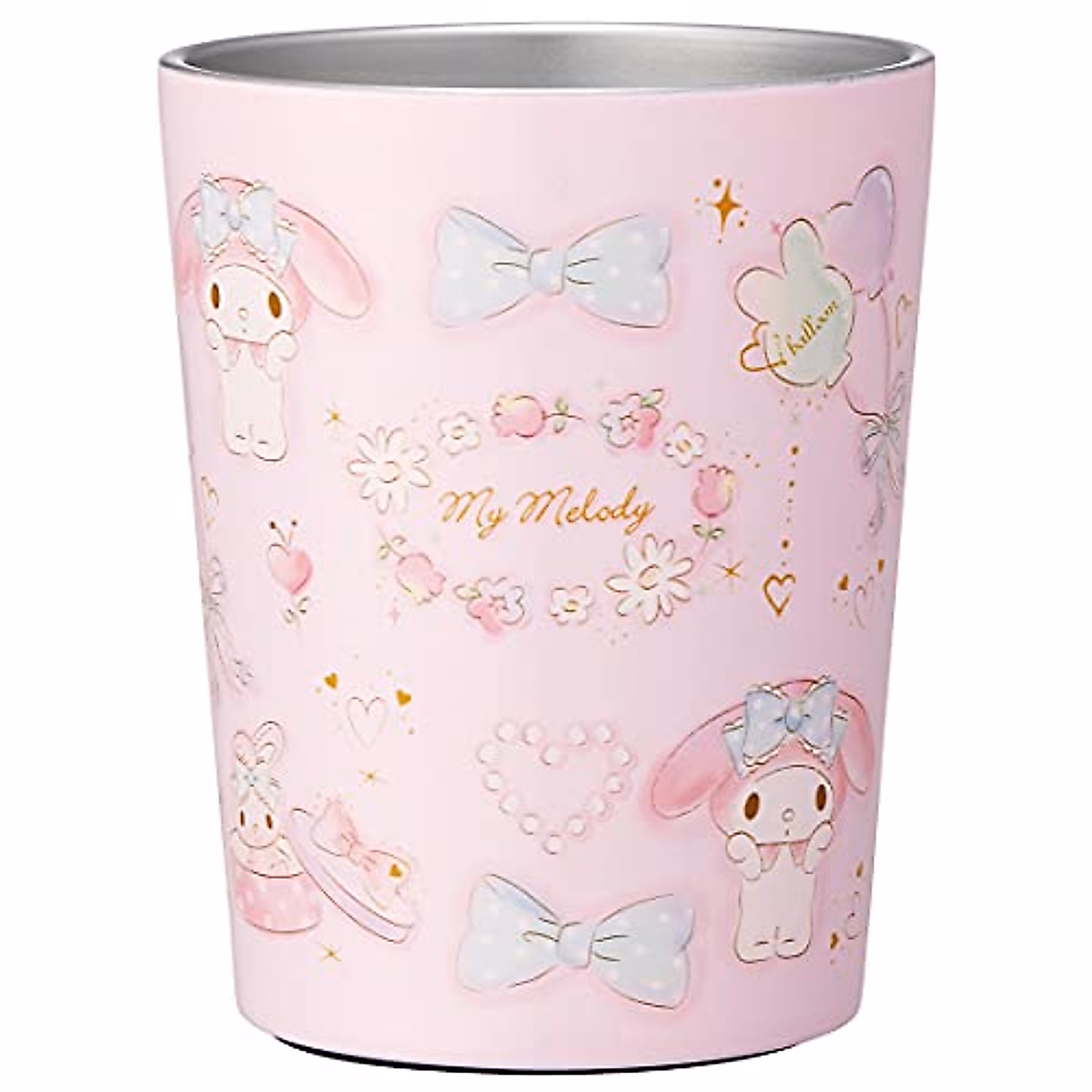Skater STCV1-A My Melody Happiness Girl Sanrio Insulated Coffee Stainless Steel Tumbler, 8.5 fl oz (240 ml),