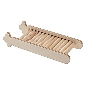 Mipcase 2pcs Hamster Climbing Ladder Reptile Bridge Chinchilla Ladder for Cage Decor Hamster Accessories Chinchilla Training Ladder Chinchilla Climbing Ladder Hamster Hideout Rat Ladder