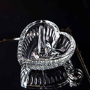 H&D Crystal Ring Holder Dish