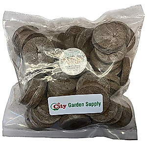 Jiffy 7 Peat Pellets 36 MM Seed Starting Plugs, Seeds Starter. Start Plant Seedlings Early (Pack of 50)