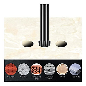 Glass Concrete Drill Bit Cross Hex Tile Ceramic Drill Bits Cemented Carbide Drilling Tool Hole Opener for Wall,5PCS 3MM