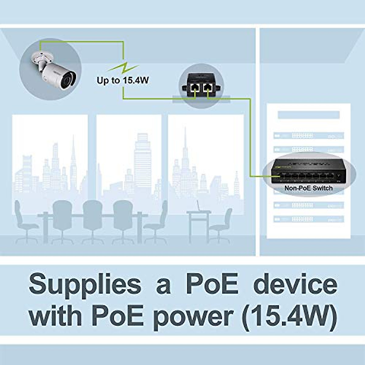 TRENDnet Gigabit Power Over Ethernet Injector, TPE-113GI (Version 3.0R), Full Duplex Gigabit Speeds, Connect Devices Up to 100m (328 ft), Wall Mount, Connect Network Devices Up to 100M (328 ft.)