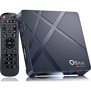 Android TV Box 11.0, 2022 Newest Android TV Box 4GB RAM 32GB ROM with RK3318 Quad-Core 64 Bits, Android Box Dual-WiFi 2.4GHz/5GHz BT 4.2 USB 3.0 3D 4K/6K TV Box