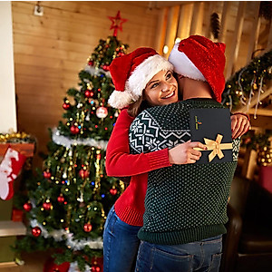 JLIAN MIOR Exquisite 4-Piece Cheese Knives Set,Complete Stainless Steel Cheese Knife Collection(Acacia Wood Handle),Gift-Ready