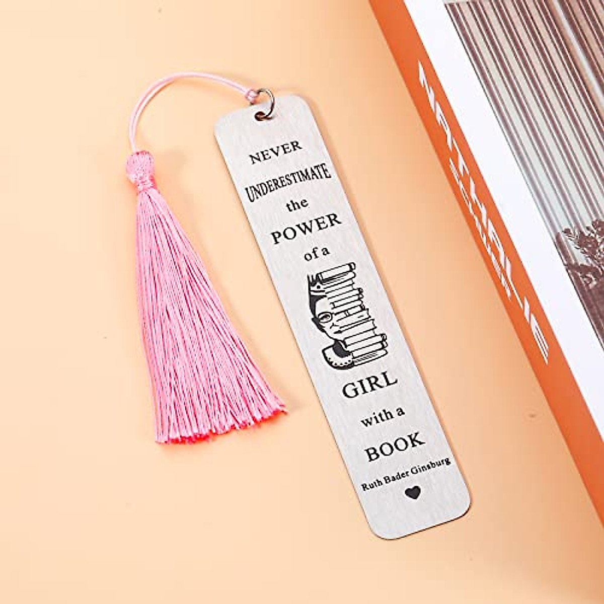 Inspirational Bookmark for Powerful Women Girls Female Lawyer Students Book Lover Birthday Graduation Law Bookmark Gifts for Daughter Friends Lady BFF Christmas Gifts for Teenage Girls Fans