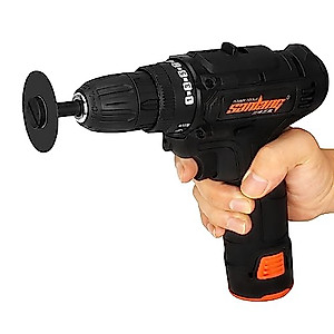 NuoDunco 2 Inch Cut Off Wheel with 1/4 Stem Mounting Mandrel for Die Grinder, W3/8" Arbor Hole Cutting Wheel for Metal & Stainless Steel Rotary Tool Drill Attachment Cutter Discs