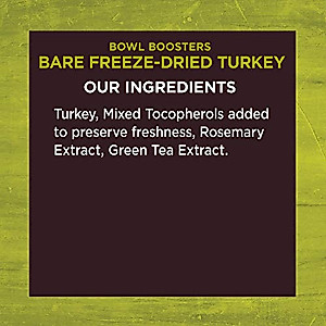 Wellness CORE Natural Grain Free Dry Dog Food, Wild Game (26-Pound Bag) CORE Natural Bowl Boosters Bare Dog Food Mixer or Topper, Freeze Dried Turkey (4 oz)
