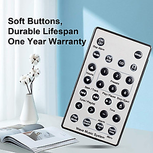 Universal Replacement Remote Control for Bose Sound Touch Wave Music Radio System I II III IV (Without Battery)-Silver