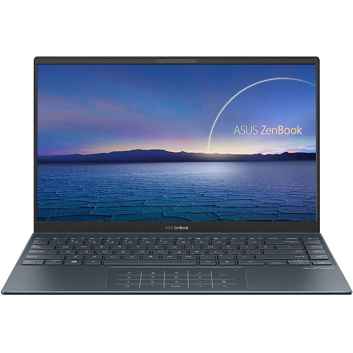 ASUS ZenBook 13 Ultra-Slim Laptop, 13.3” FHD NanoEdge Bezel Display, Intel Core i7-1065G7, 8GB LPDDR4X RAM, 512GB PCIe SSD, NumberPad, Thunderbolt, Wi-Fi 6, Windows 10 Home, Pine Grey, UX325JA-DB71