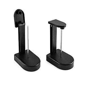 QWORK Paper Memo Holder Receipt Holder, 2 Packs Black Receipt Invoice Spike Stick Bill Fork Memo Note Spike with Safety Cap and Base
