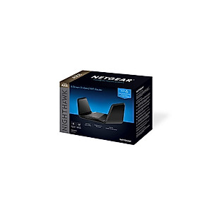 Netgear Nighthawk Tri-Band AX8 8-Stream AX6200 WiFi 6 Router (RAX78 (Renewed)
