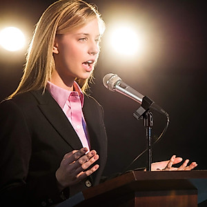 Inovat Pack of 3 Pcs Universal Adjustable Microphone Butterfly Clip Mic Clip Holder for Mic Stand with 5/8" Male to 3/8" Female Adapter