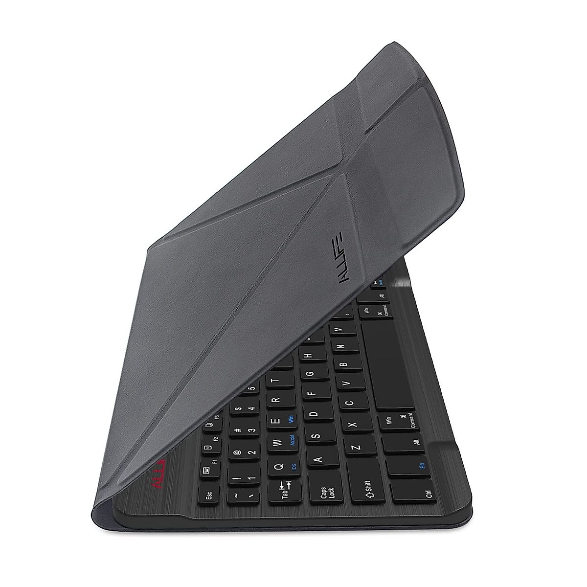ALLIFE Universal Ultra Light Slim Portable Wireless Bluetooth 3.0 Keyboard for iOS iPad iPad Air, Pro, Mini, Android, Windows Tablets PC Smartphone with Protection Case Stand